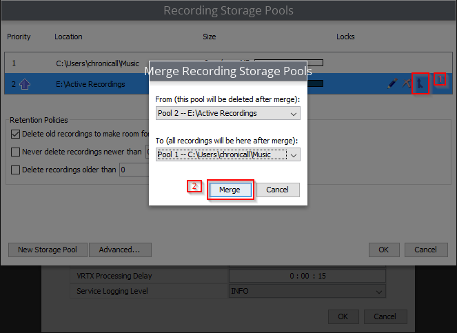 Recording Pool Migration (Legacy) – Xima Software Support Portal